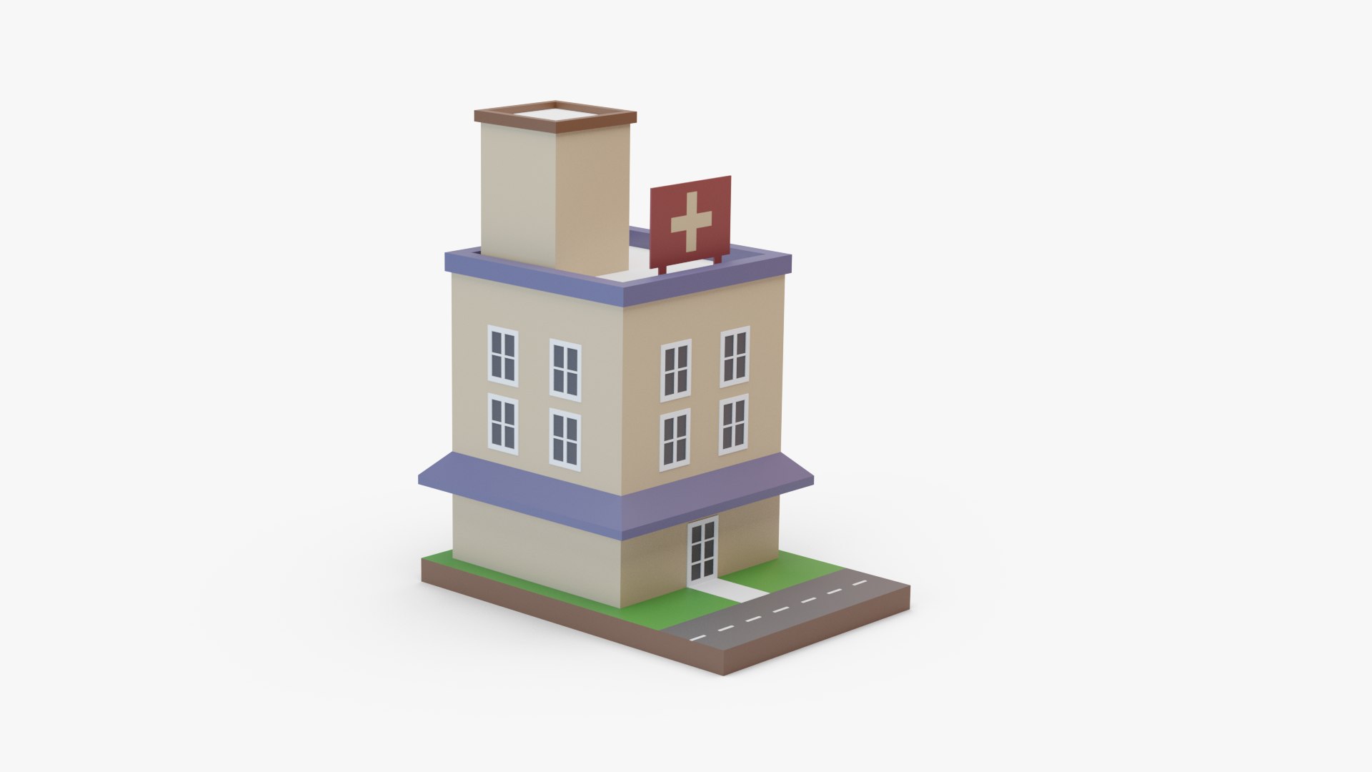 3d Building 3D - TurboSquid 2060757