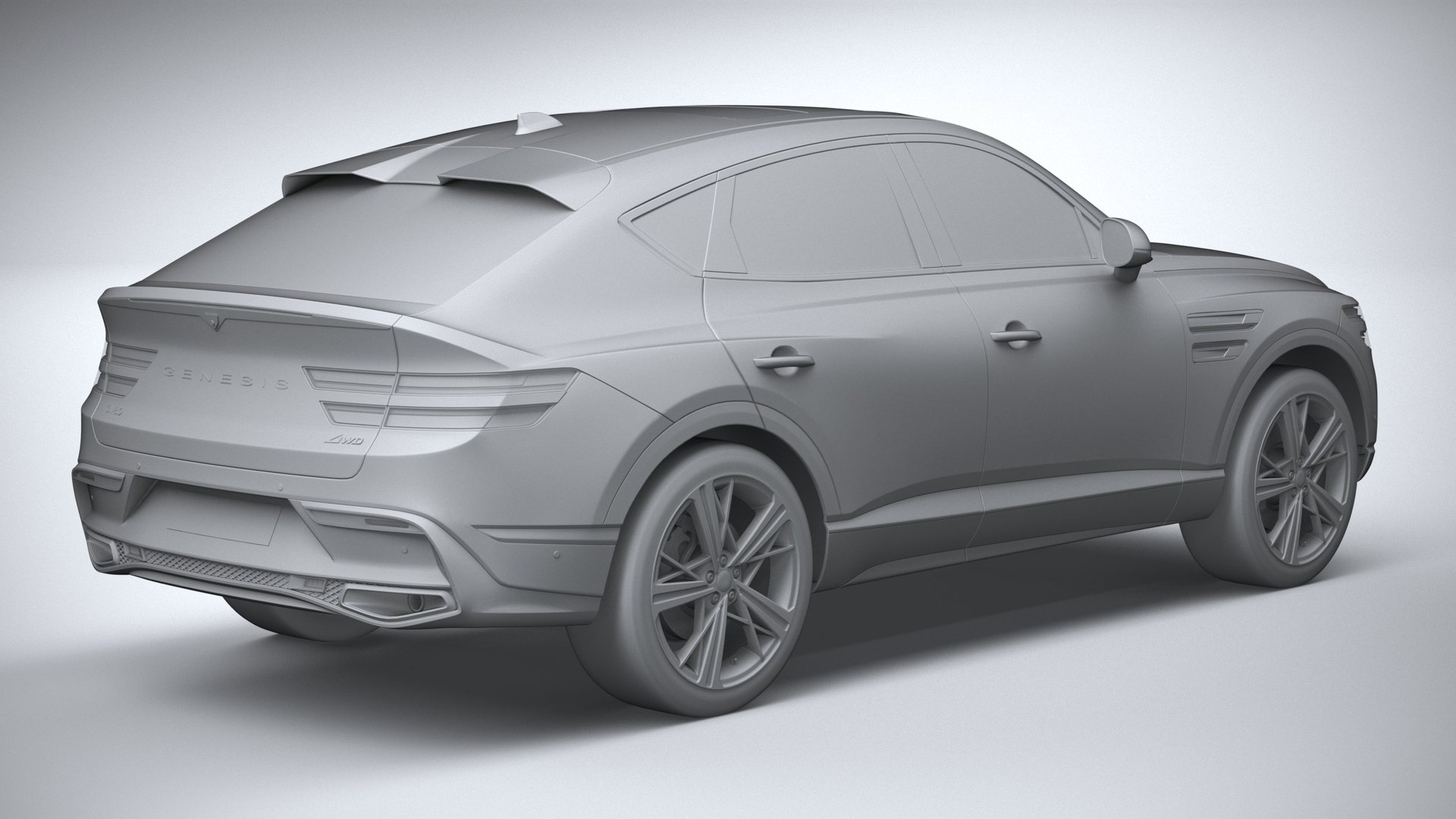 3D Genesis GV80 Coupe 2025 Model - TurboSquid 2174435