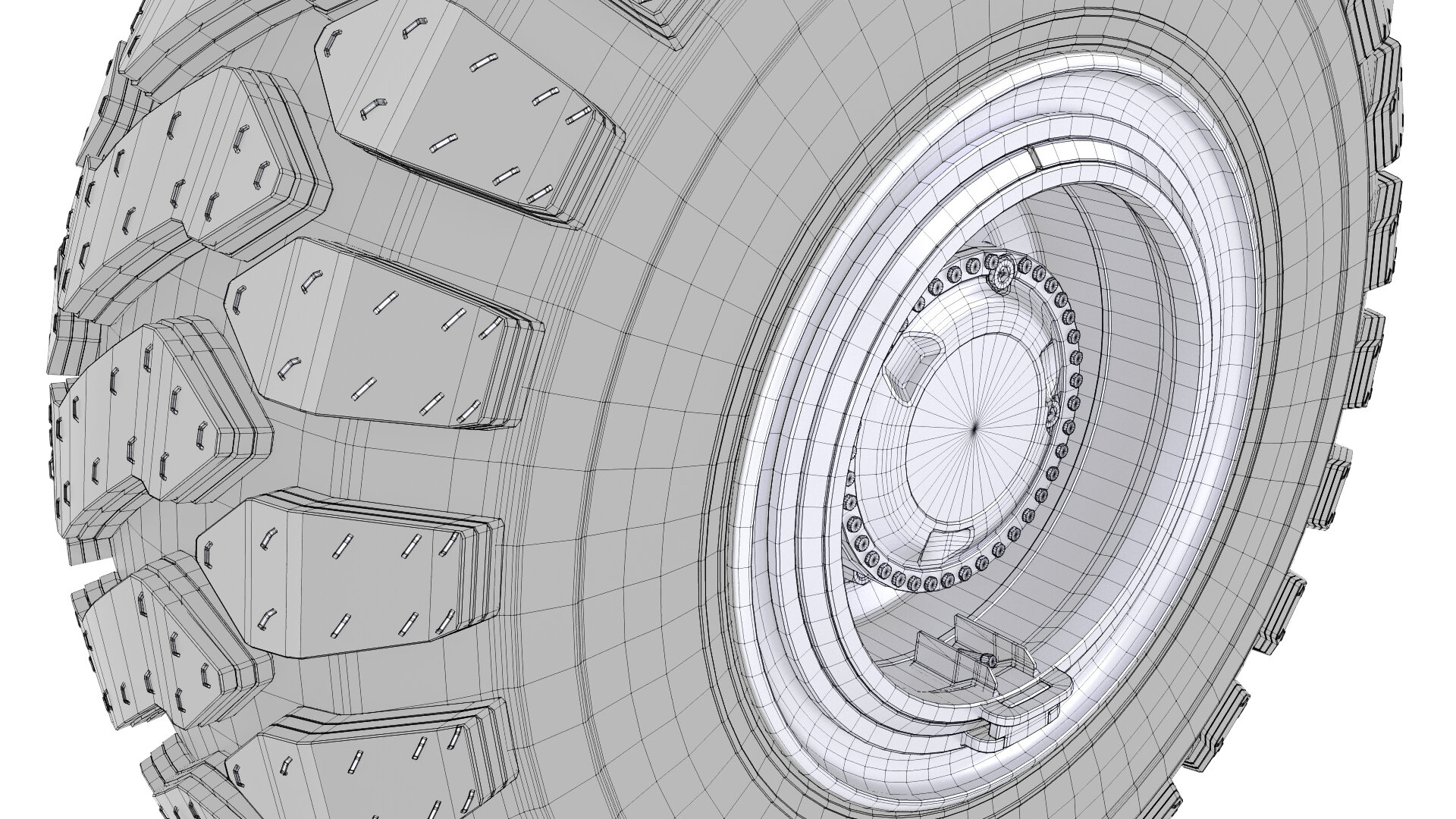 3D model tire post apocalyptic - TurboSquid 1590898