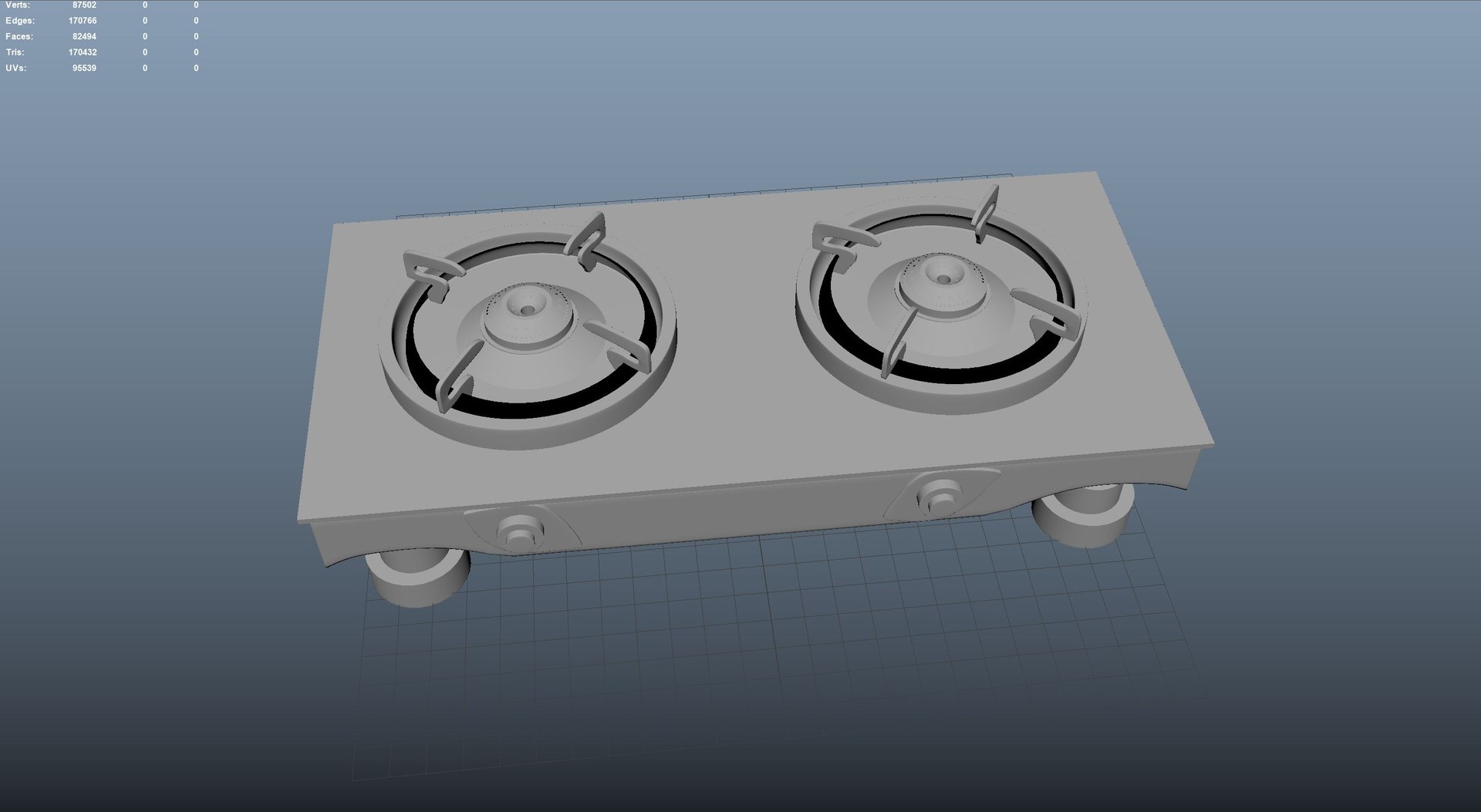 3D Model Gas Stove - TurboSquid 1476289