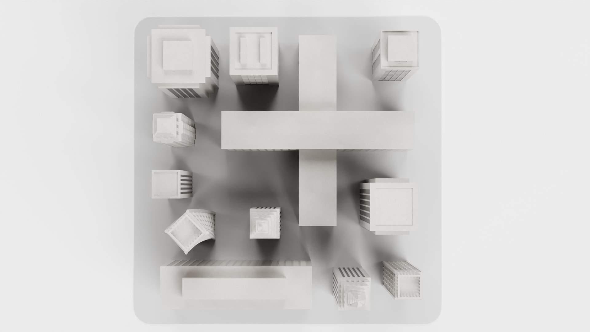 Paper City Block 3D Model - TurboSquid 2183932