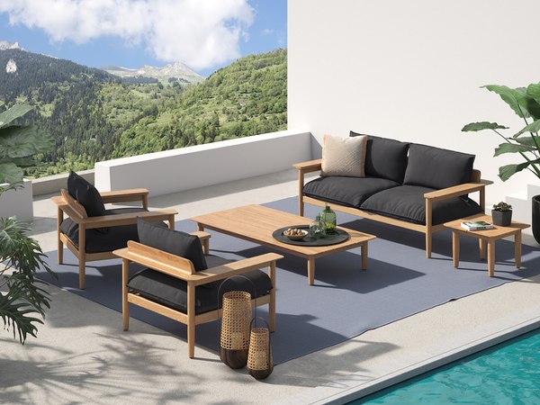 modelo 3d Conjunto Exterior Terassi - TurboSquid 2165583