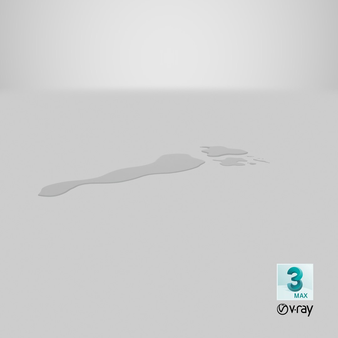 3D water puddles 04 - TurboSquid 1303663