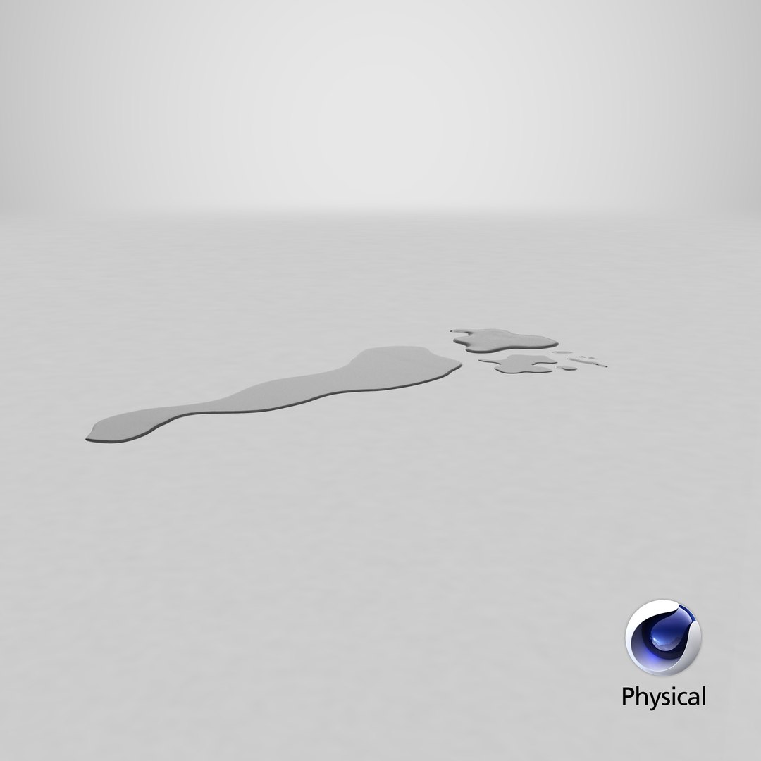 3D water puddles 04 - TurboSquid 1303663