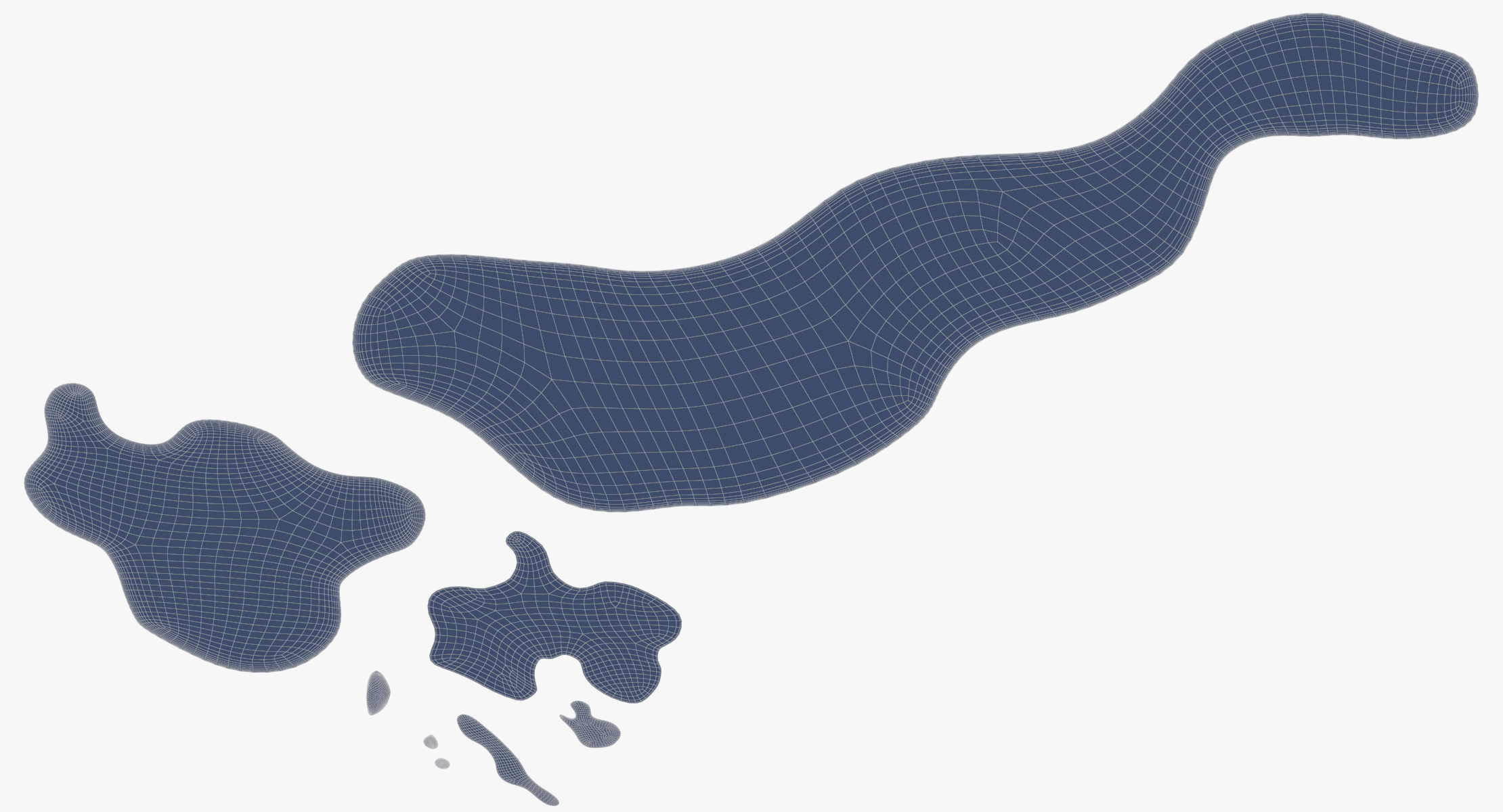 3D water puddles 04 - TurboSquid 1303663