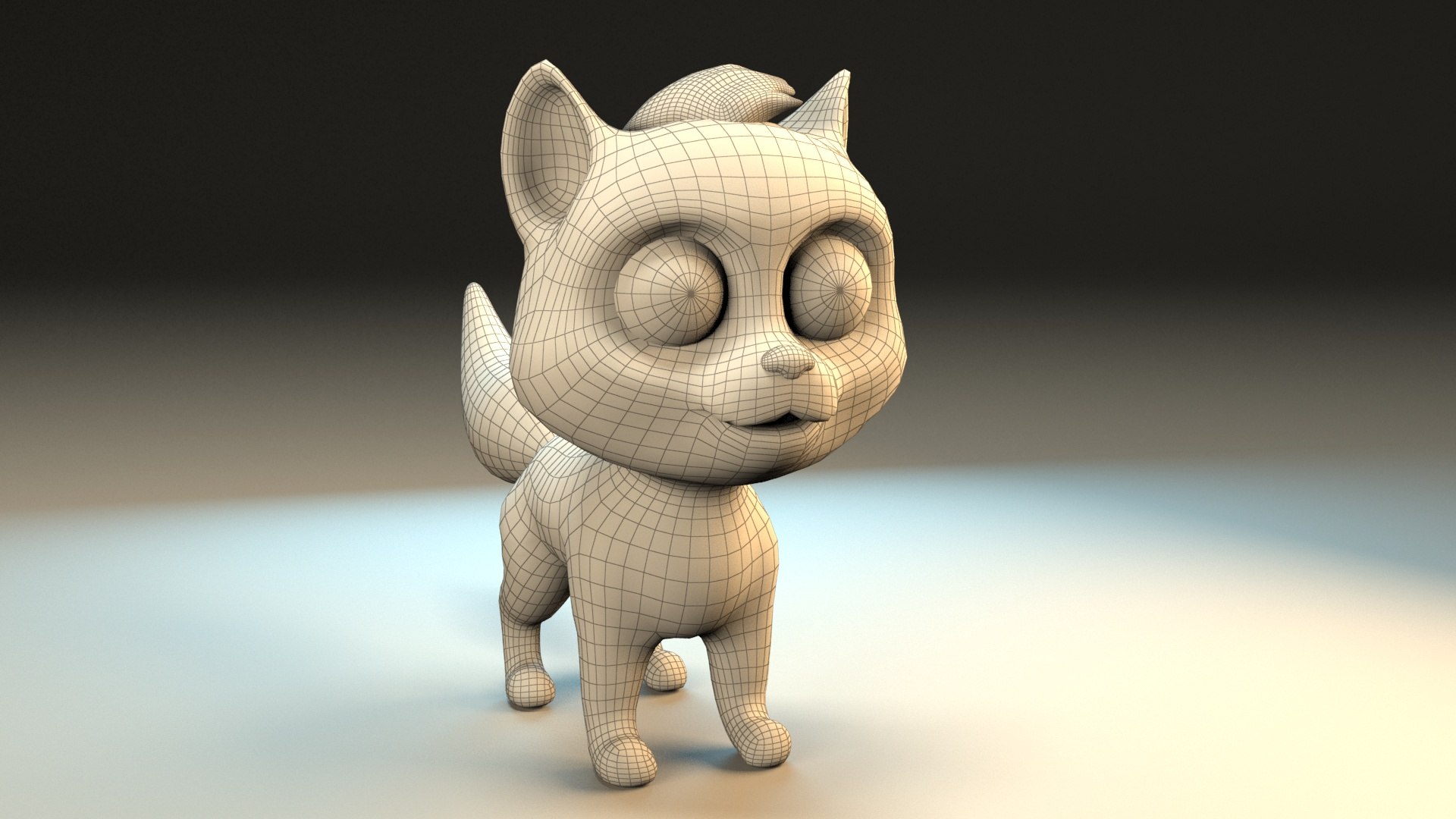 Cartoon Little Fox Model - TurboSquid 2192324