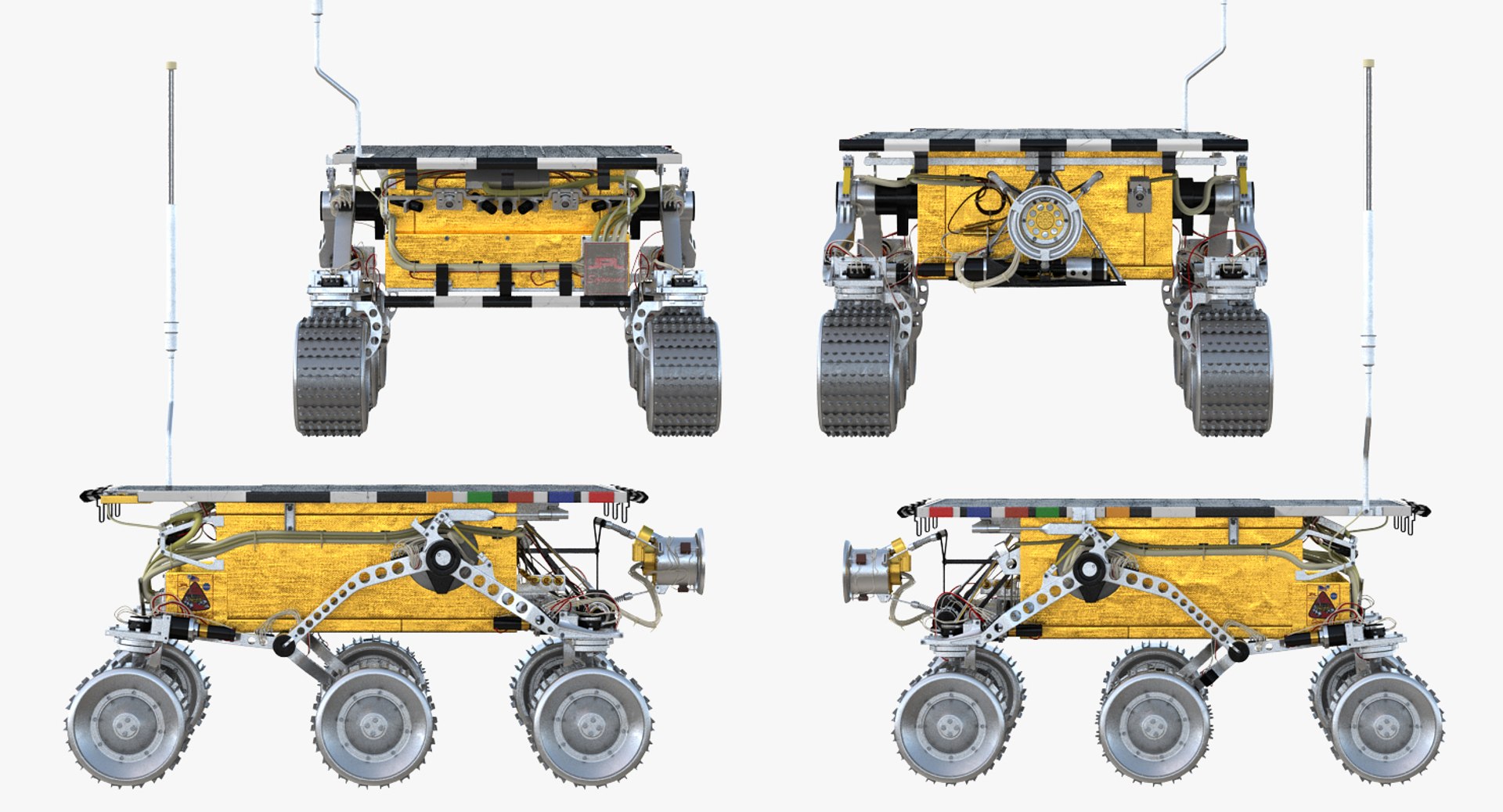 Mars Rover Sojourner 3D Model - TurboSquid 1157669