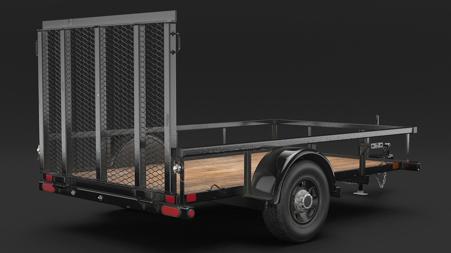 3D Utility Trailer model - TurboSquid 2088649