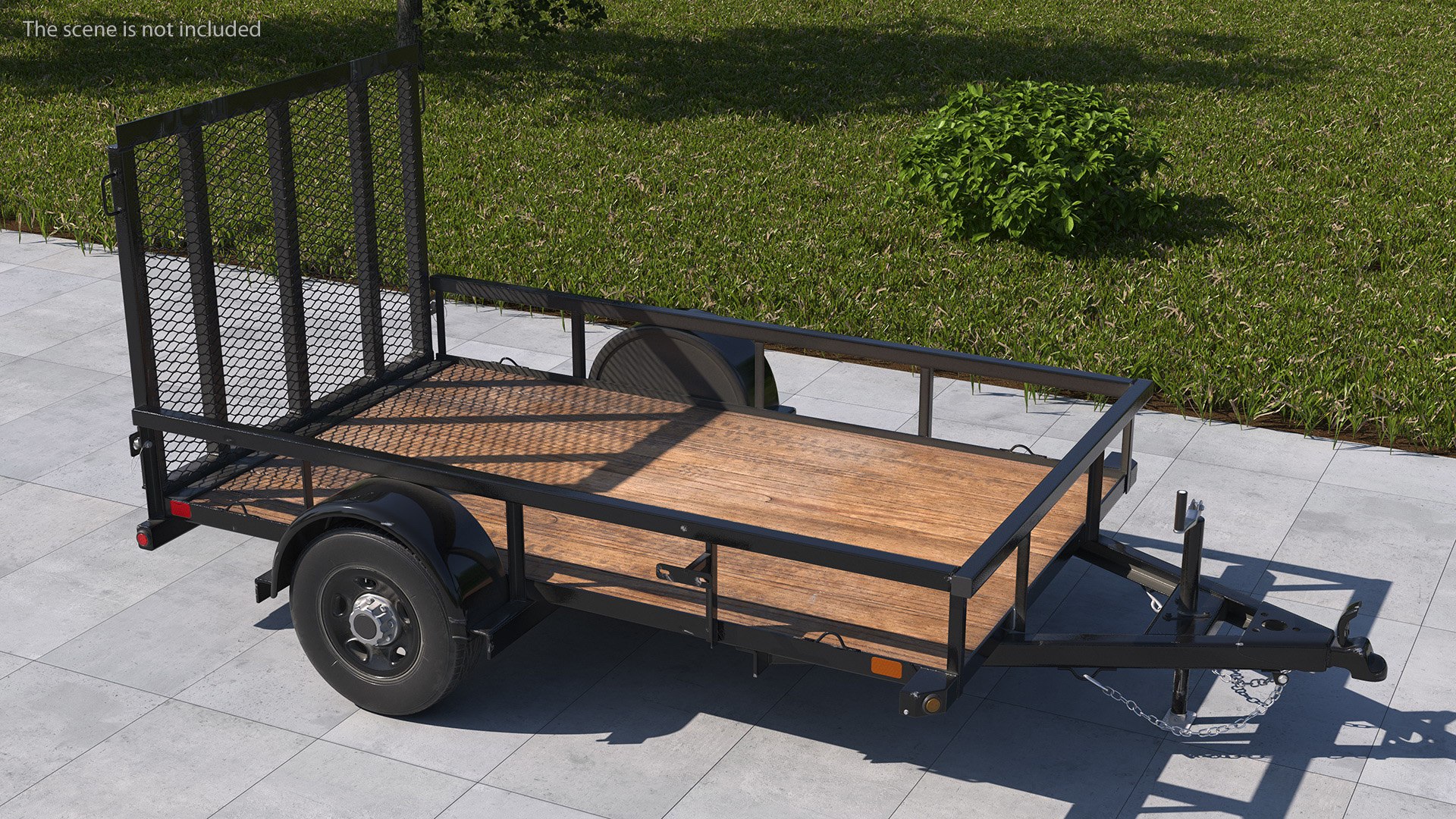 3D Utility Trailer model - TurboSquid 2088649