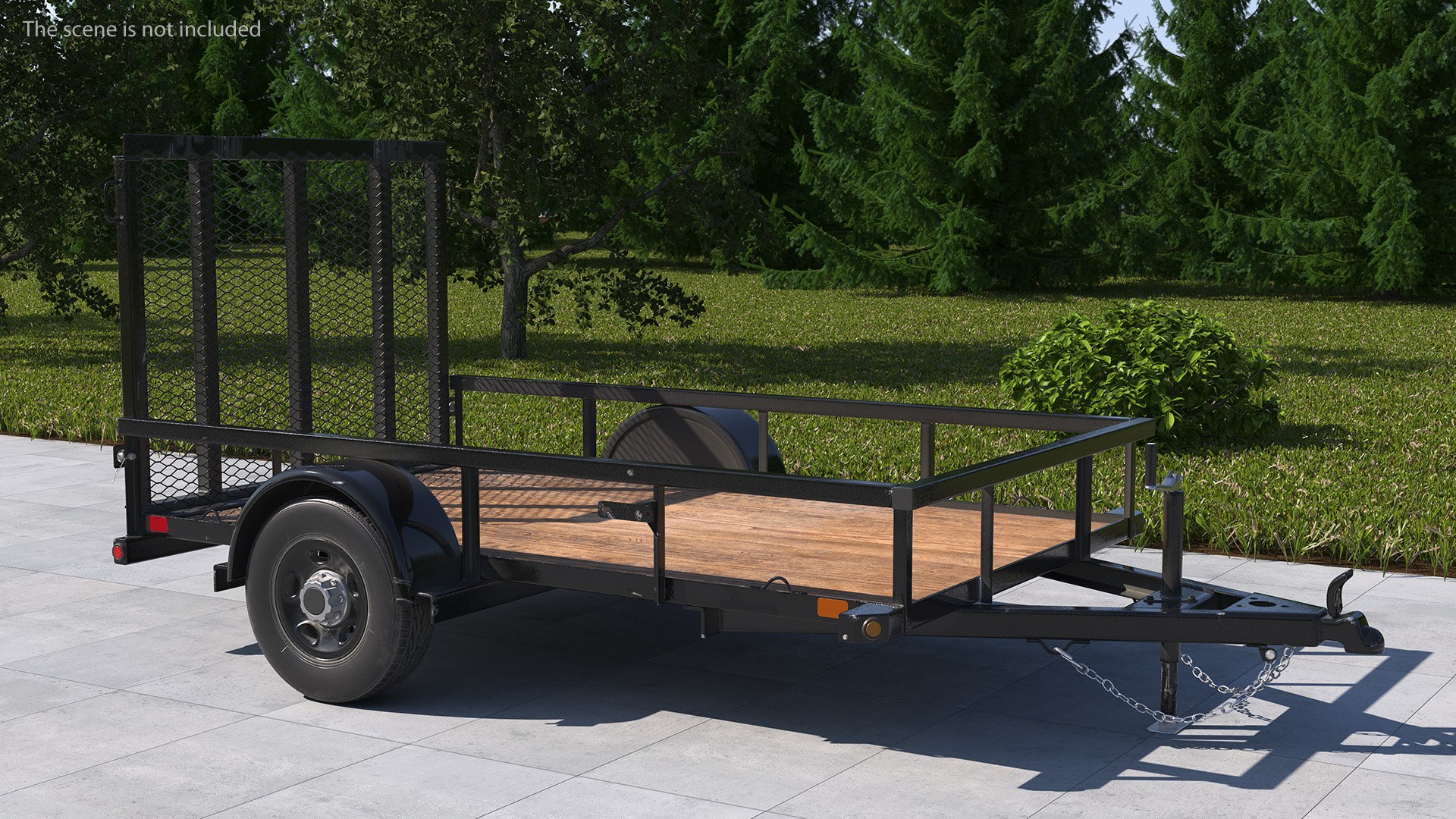3D Utility Trailer model - TurboSquid 2088649