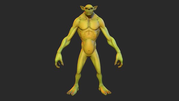 キャラクター ゴブリンボディベース3dモデル Turbosquid 1558710