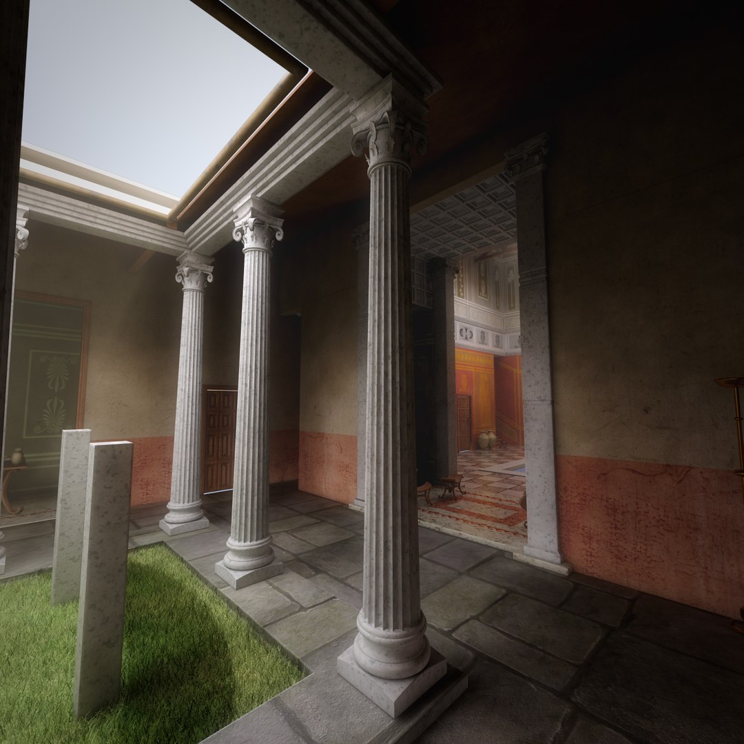 3D Interior Greek Villa - TurboSquid 1313651