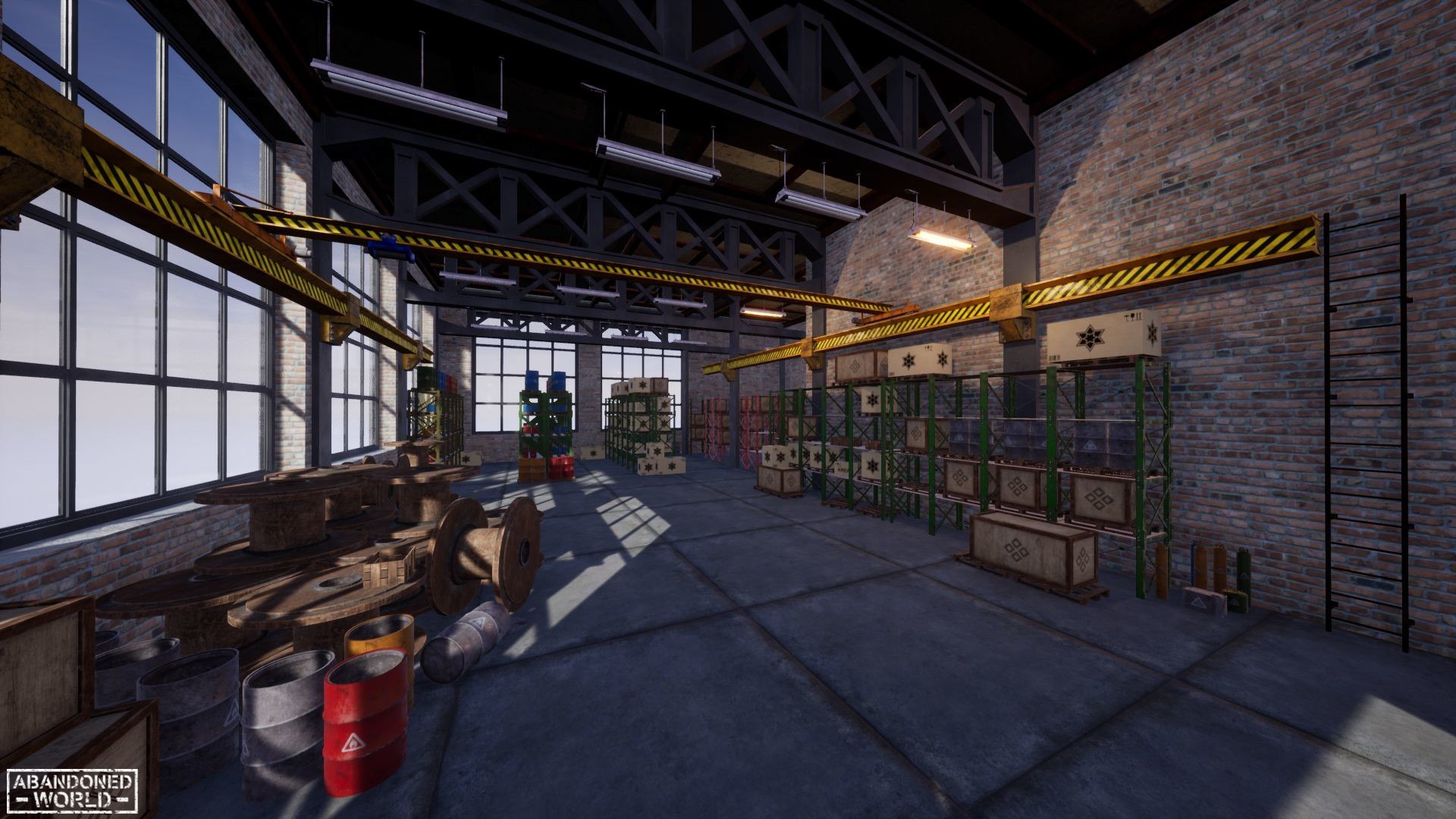 Modular Warehouse For UE4 Model - TurboSquid 1854426