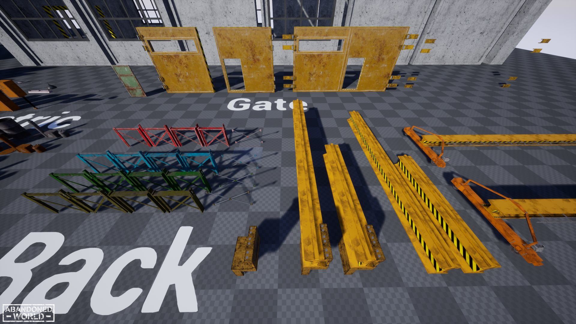 Modular Warehouse For UE4 Model - TurboSquid 1854426