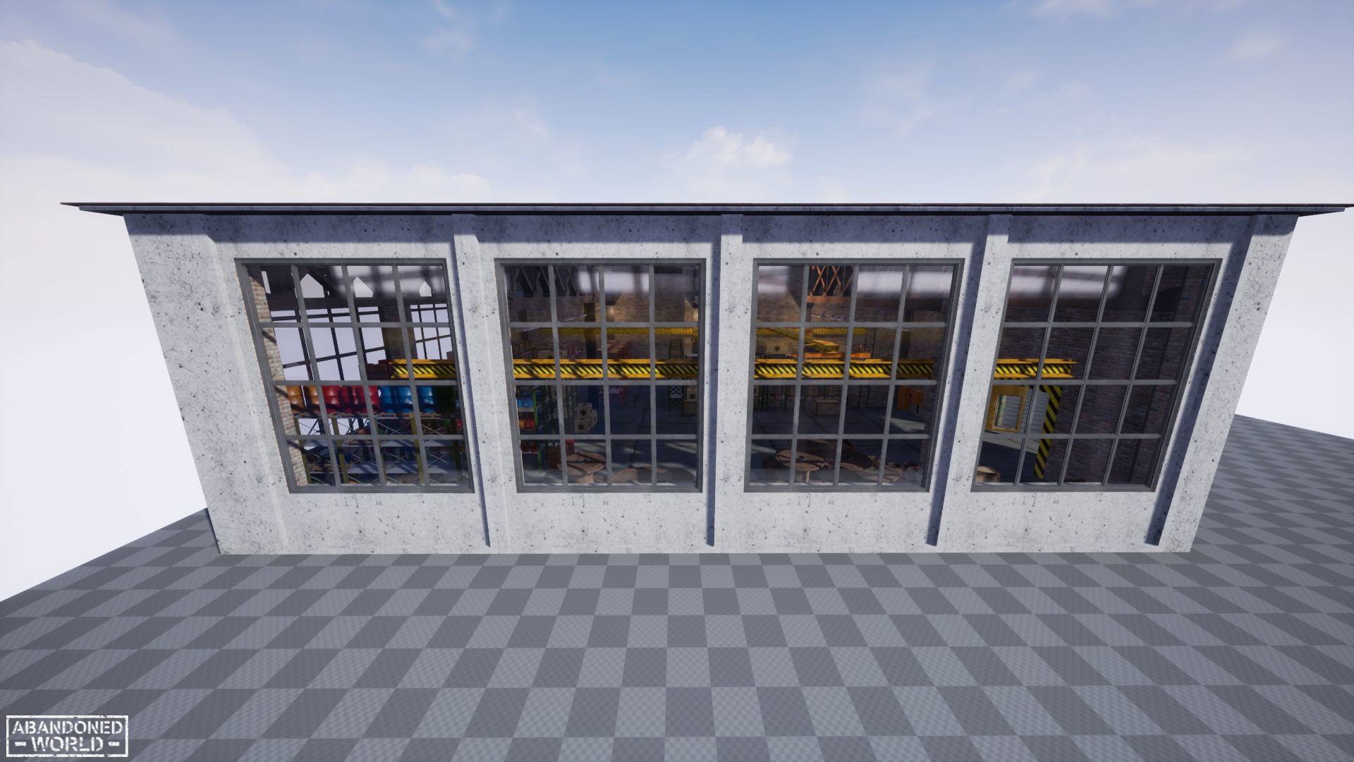 Modular Warehouse For UE4 Model - TurboSquid 1854426