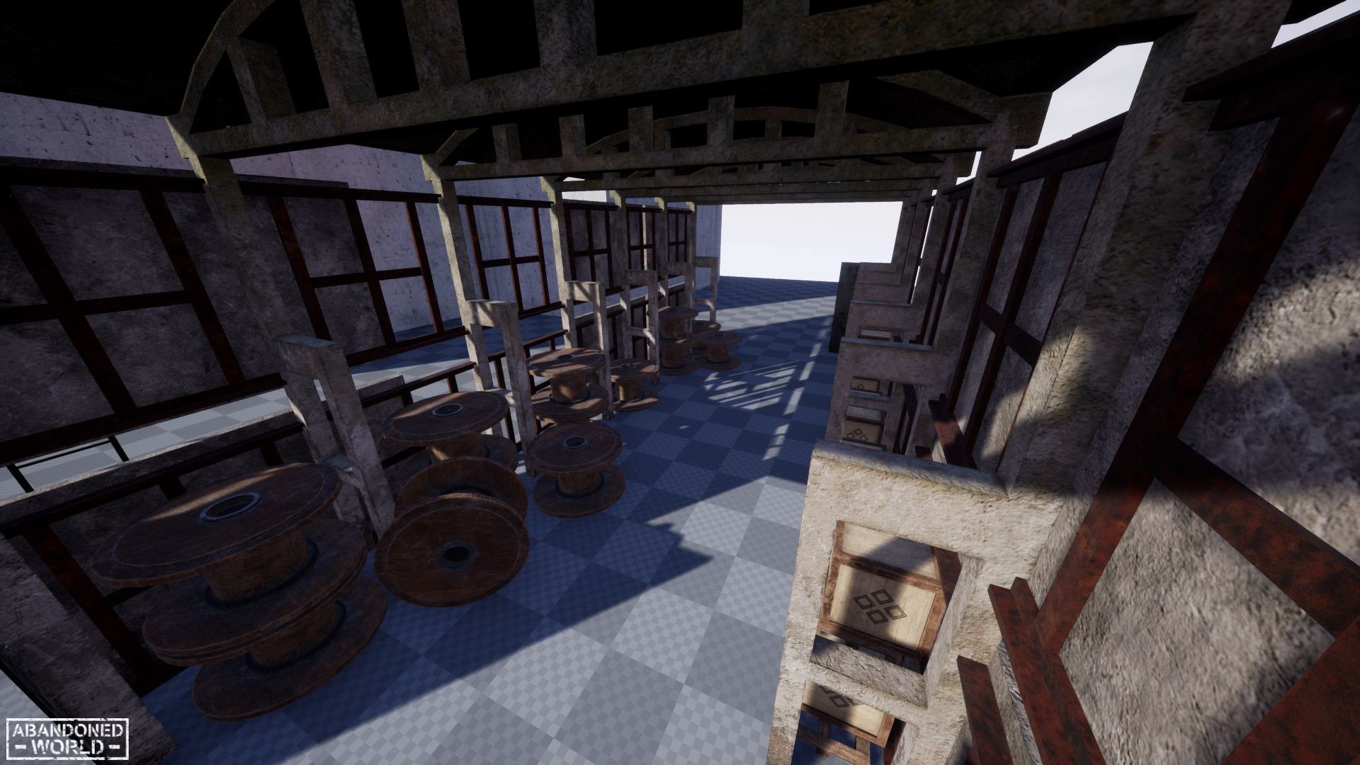 Modular Warehouse For UE4 Model - TurboSquid 1854426