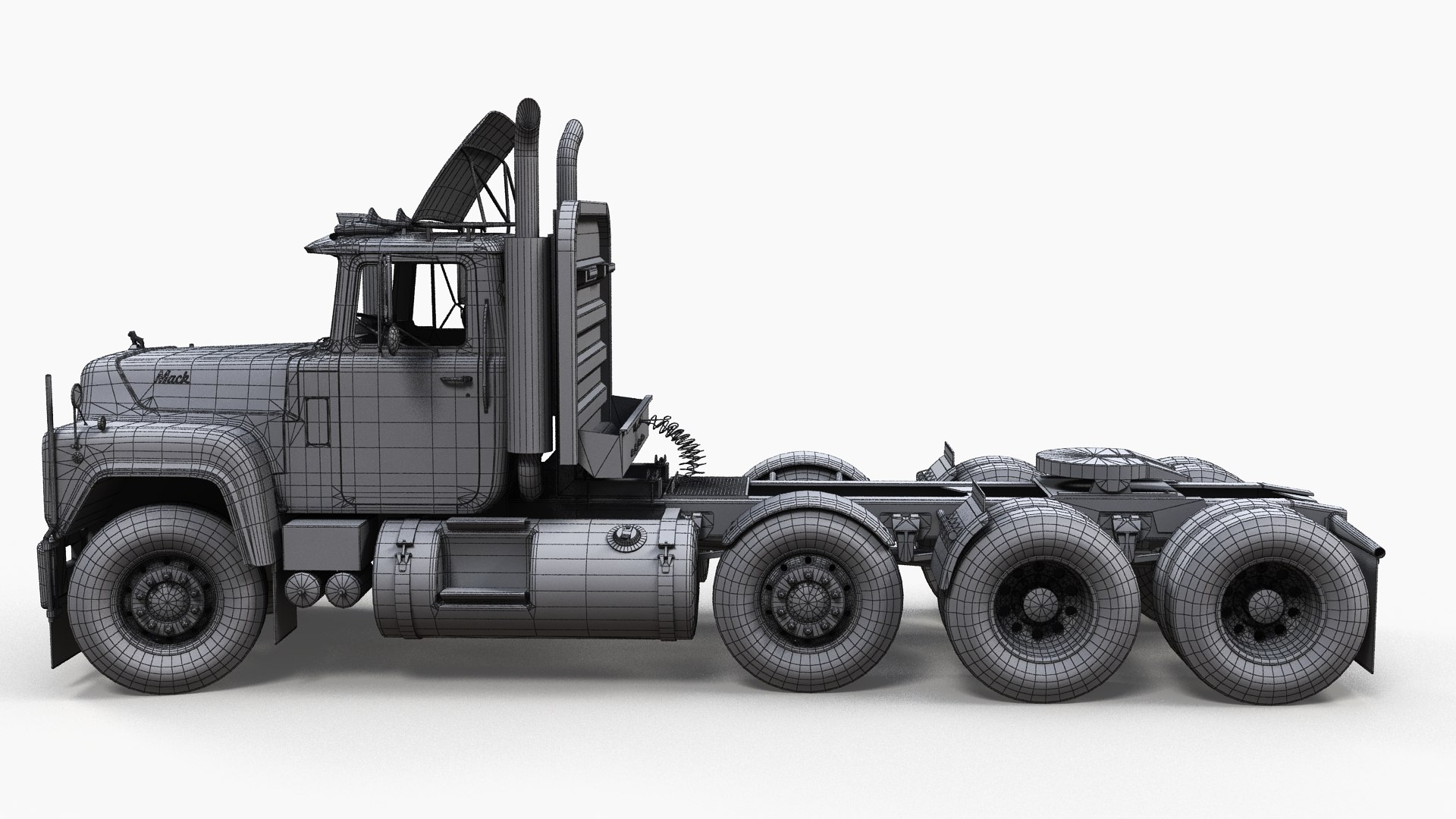 Mack R 1985 3D model - TurboSquid 2088013