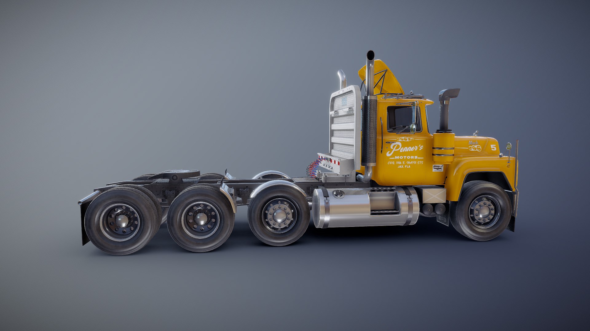 Mack R 1985 3D Model - TurboSquid 2088013