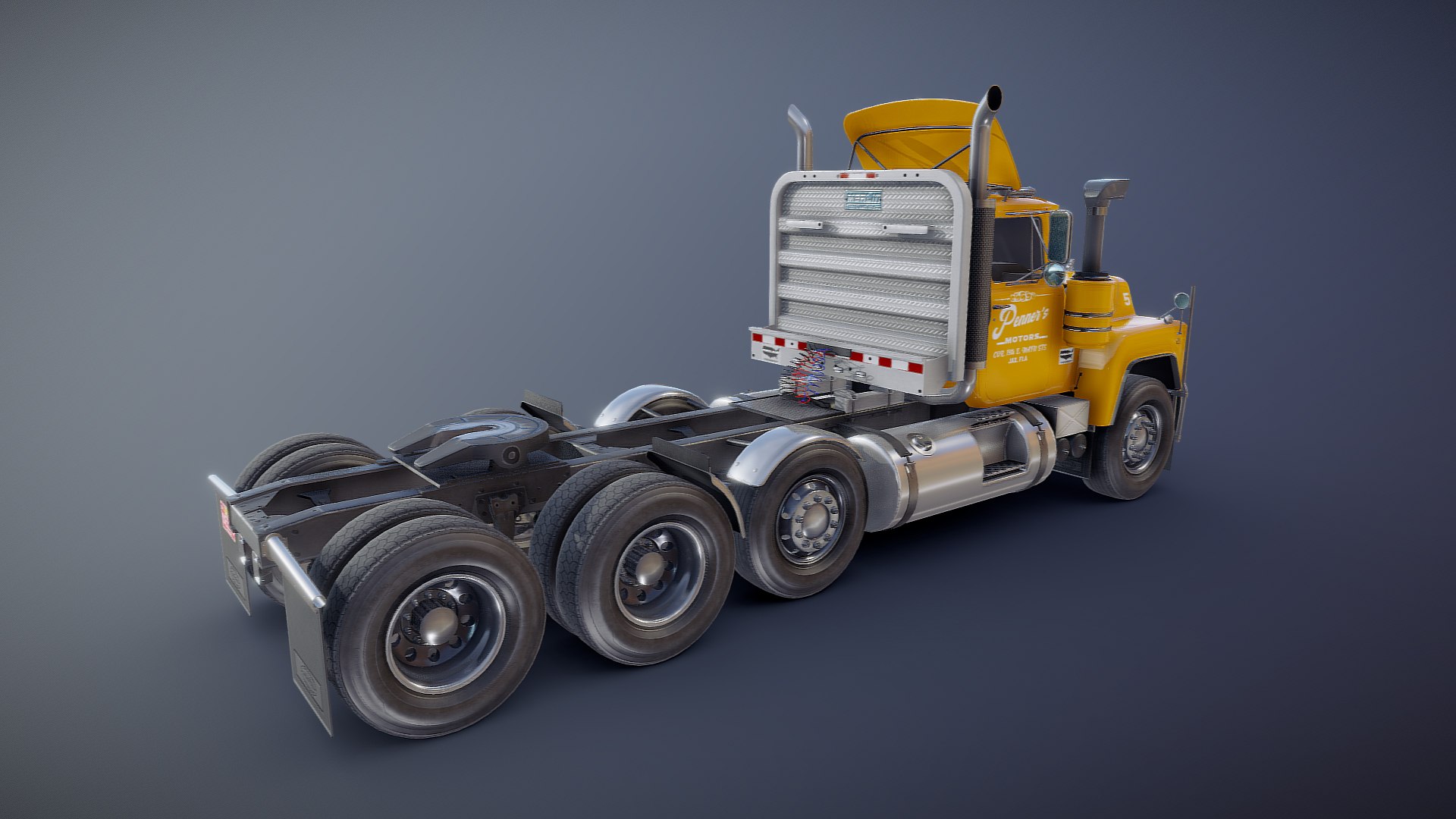 Mack R 1985 3D Model - TurboSquid 2088013