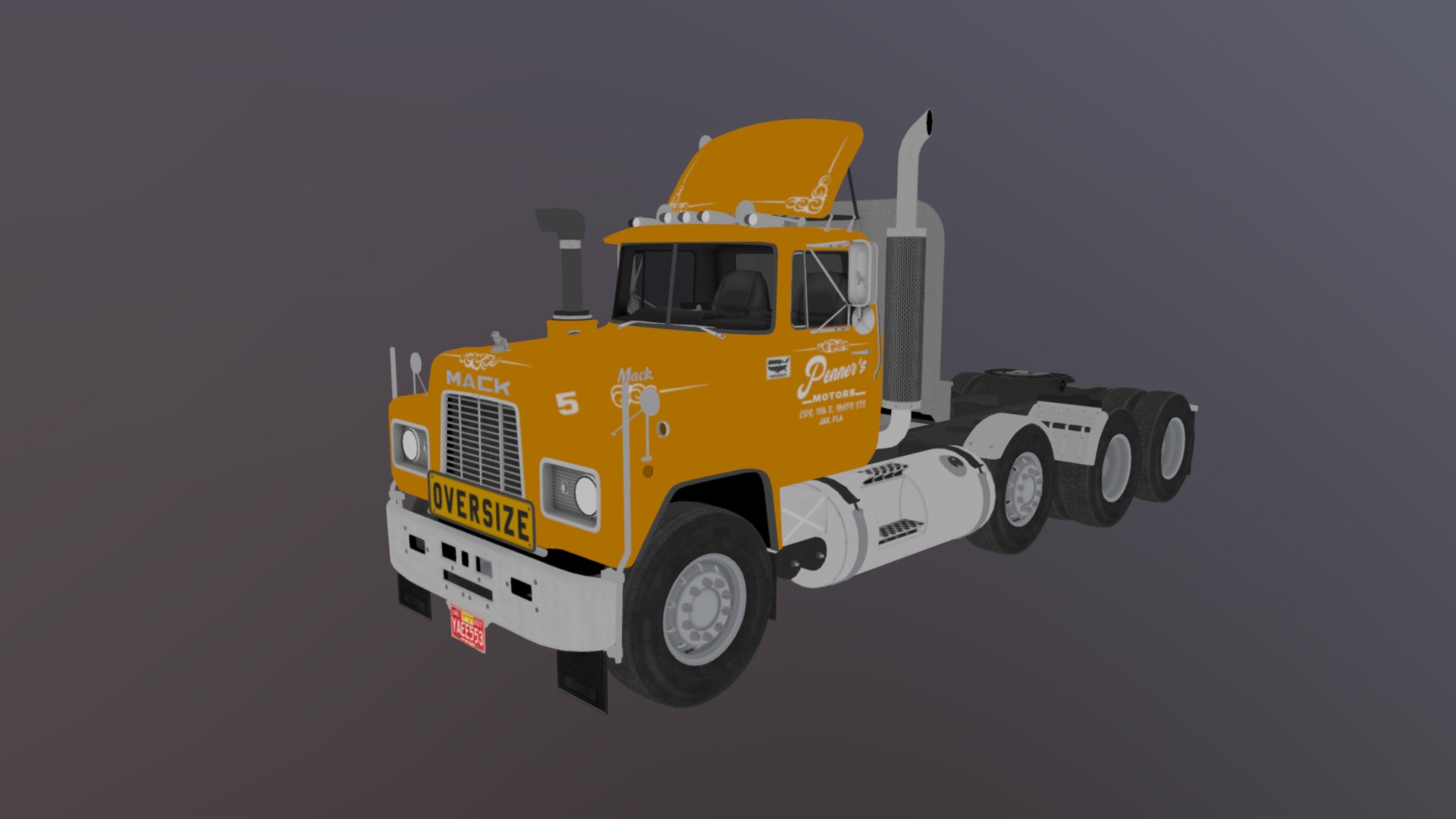 Mack R 1985 3D Model - TurboSquid 2088013