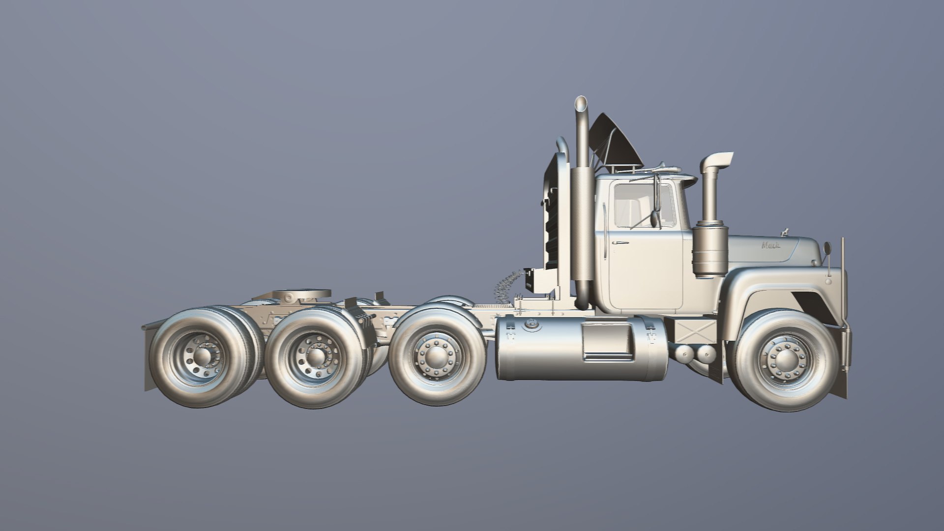 Mack R 1985 3D Model - TurboSquid 2088013
