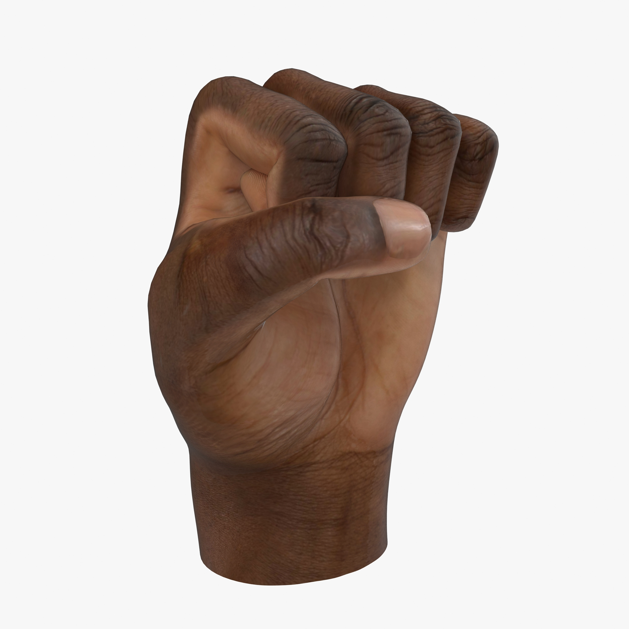 hand rigged poses obj