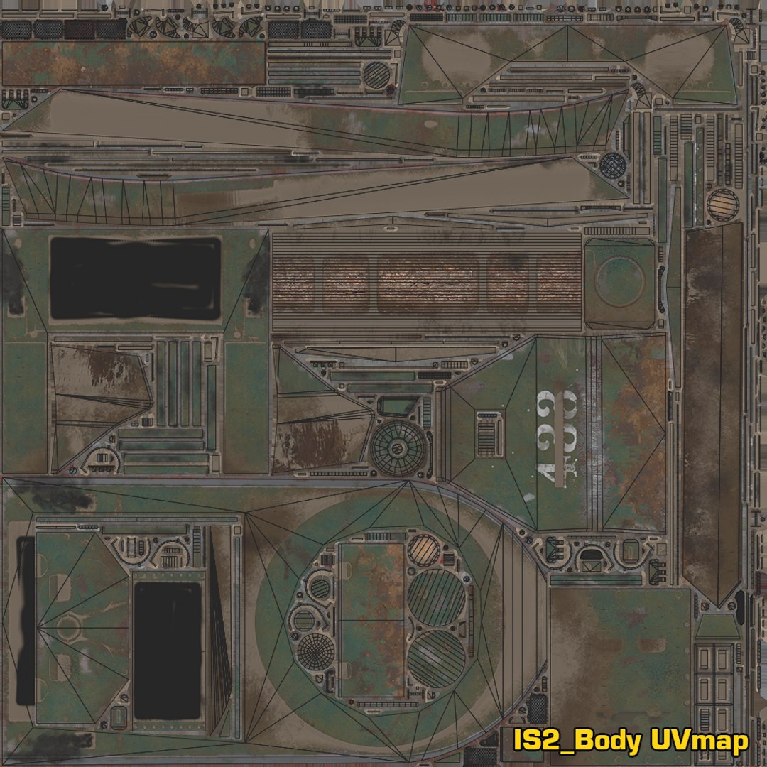 Is-2 tank gameready is2 3D model - TurboSquid 1615469