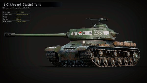 Is-2 tank gameready is2 3D model - TurboSquid 1615469