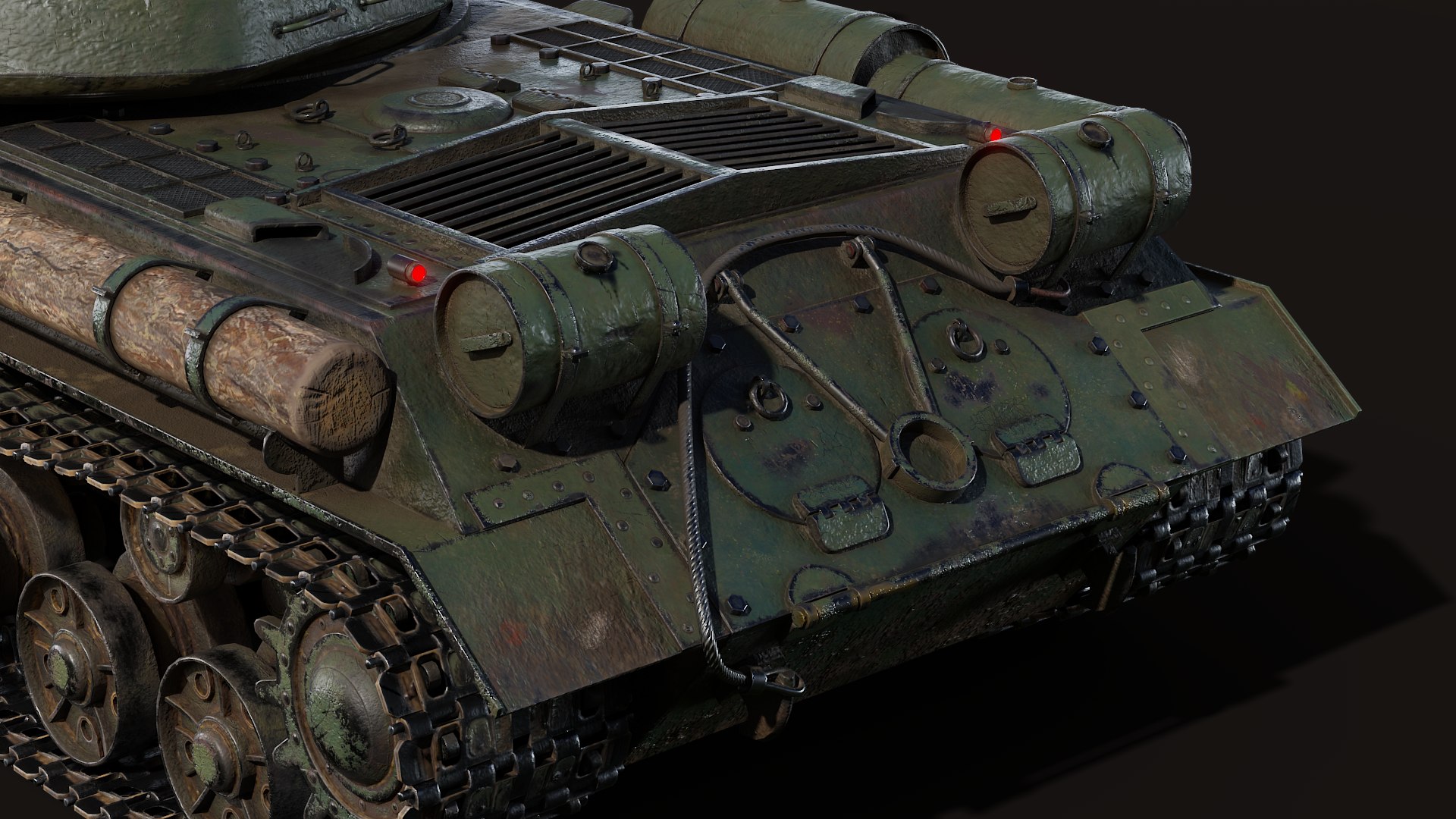 Is-2 tank gameready is2 3D model - TurboSquid 1615469