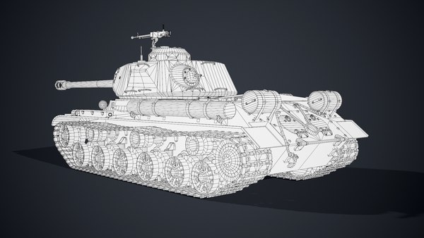 Is-2 tank gameready is2 3D model - TurboSquid 1615469
