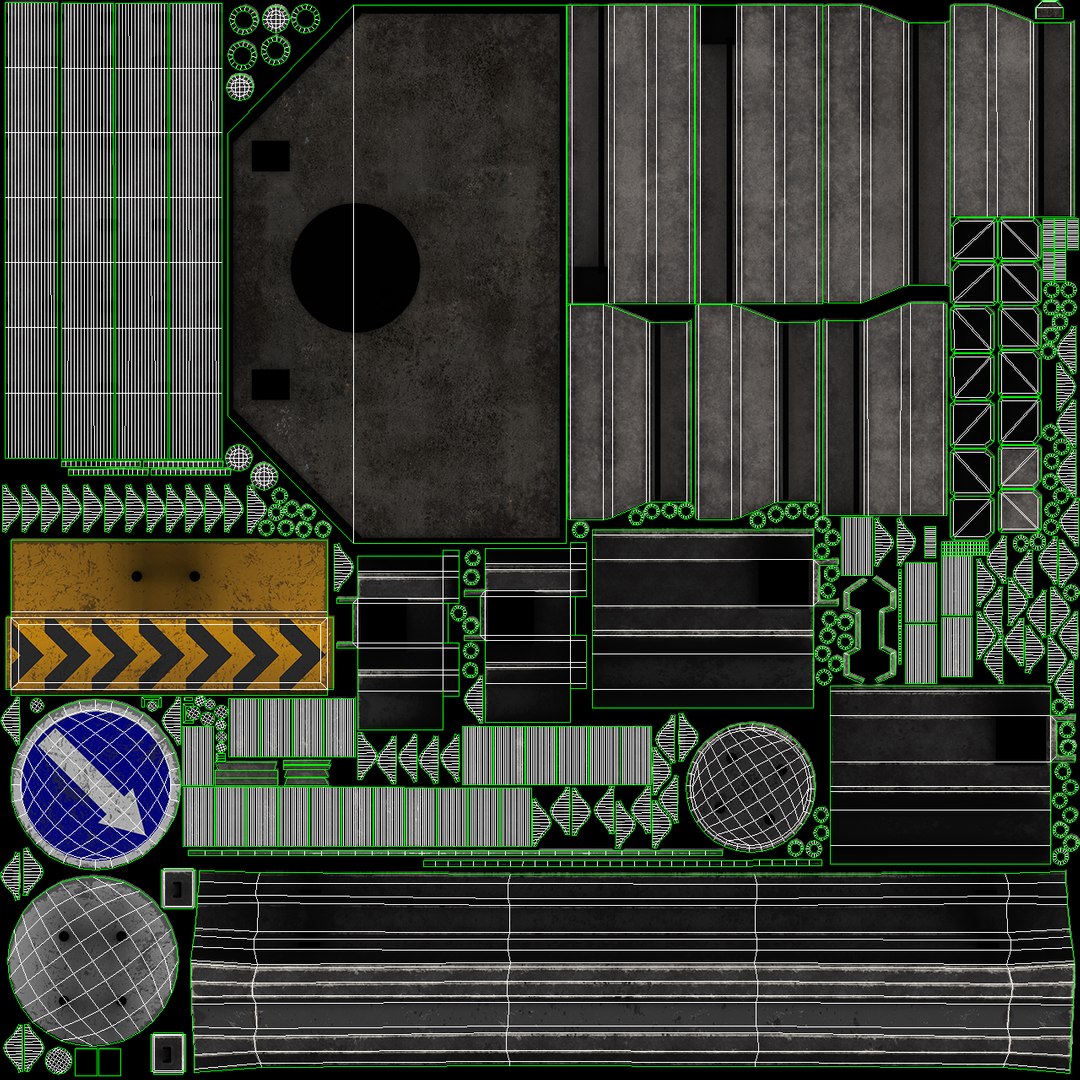 3D Traffic Island model - TurboSquid 2152855