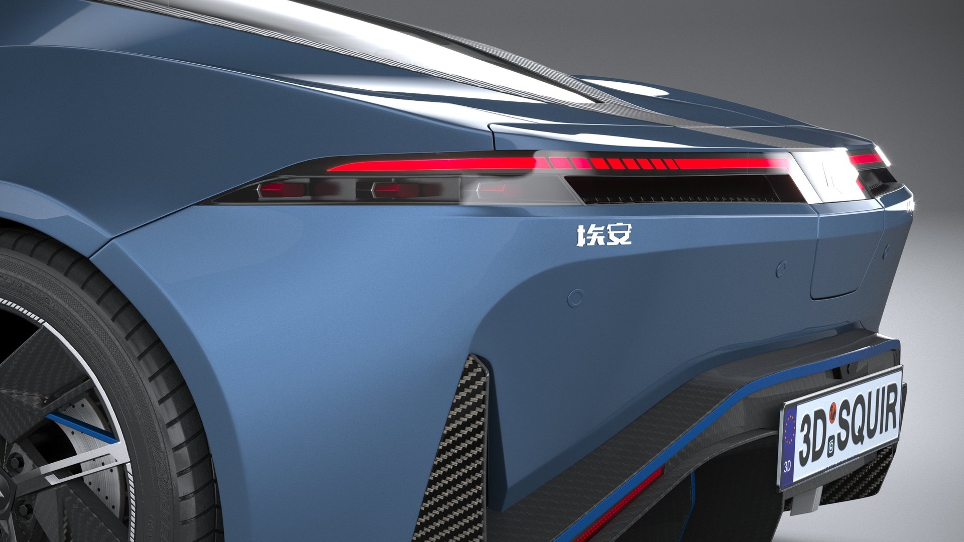 3D GAC AION Hyper SSR 2024 - TurboSquid 1987774