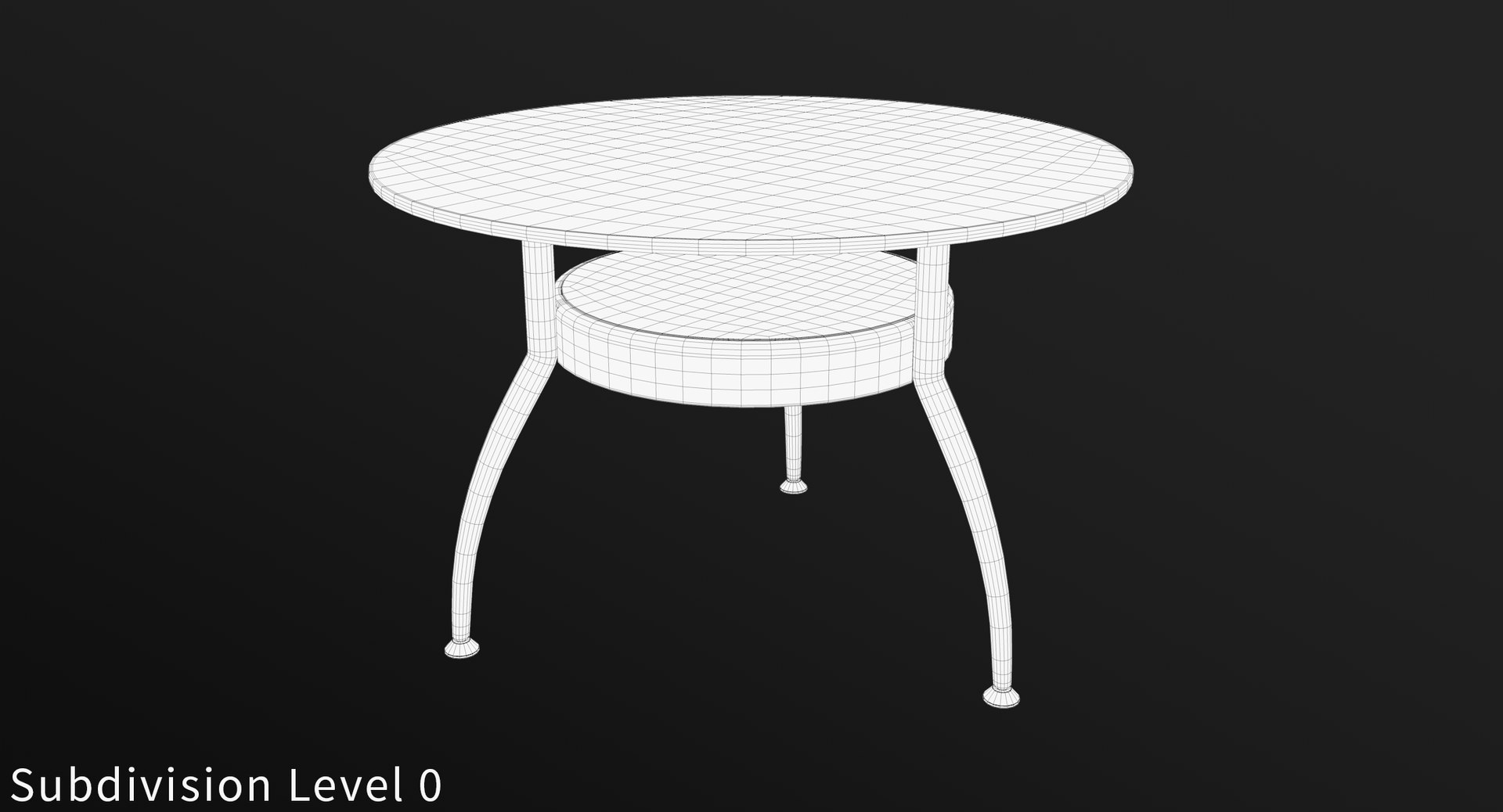3D Realistic Glass Table Design - TurboSquid 1191097