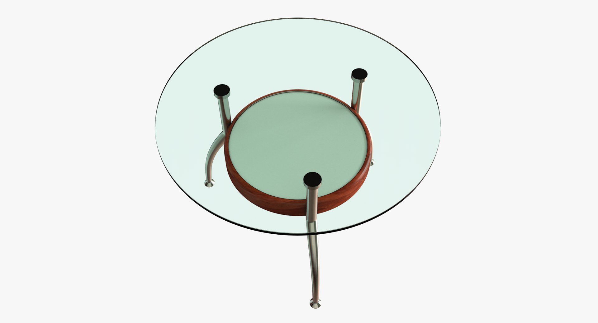 3D Realistic Glass Table Design - TurboSquid 1191097