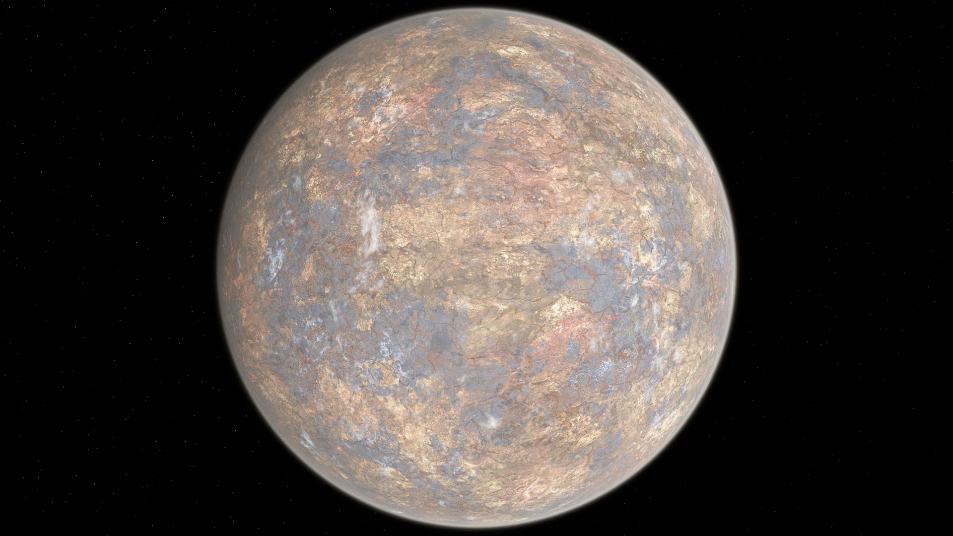 3D 8K Fictional Magma Planet 2 - TurboSquid 1931014