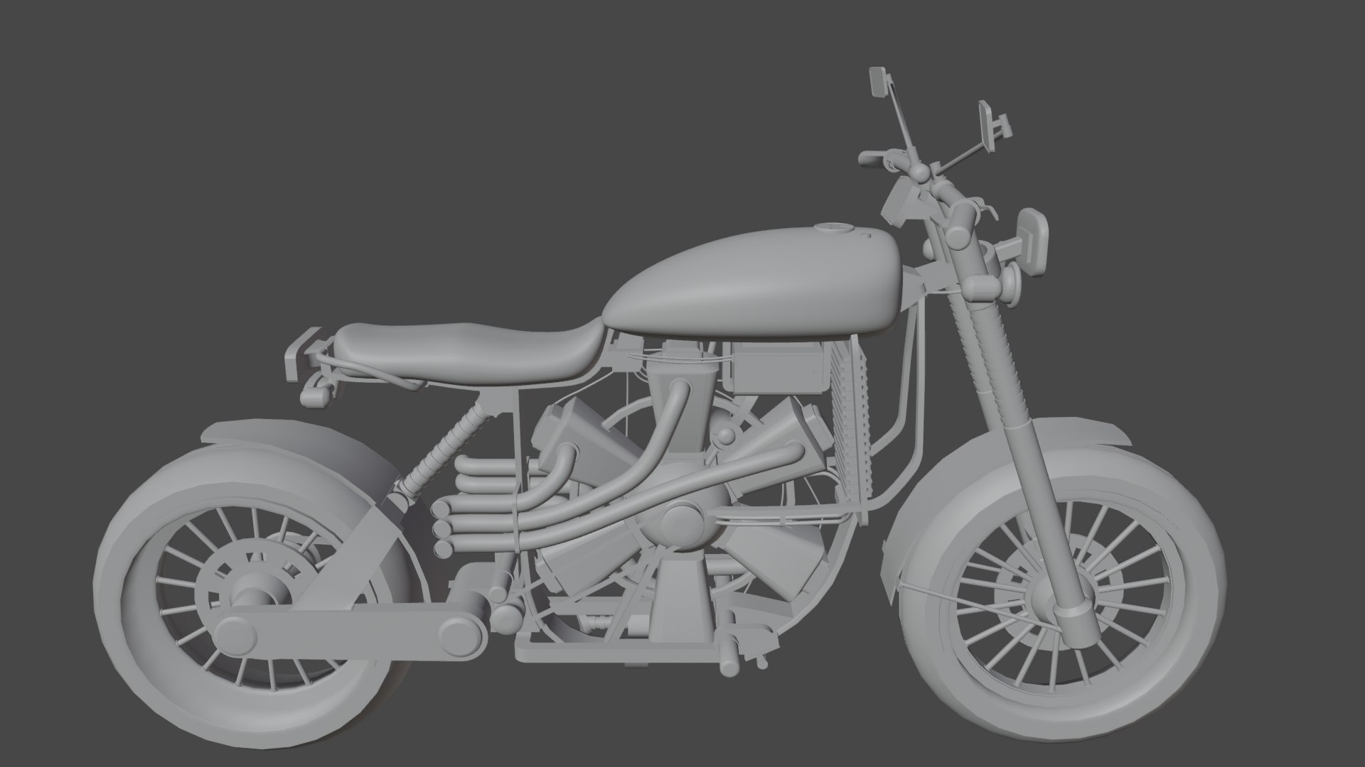 Motorcycle 3D Model - TurboSquid 1974547