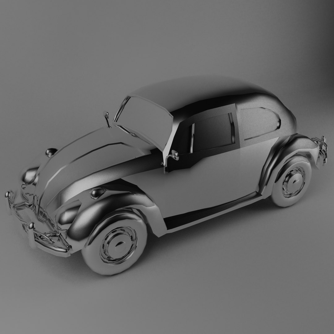 3d Old Beetle Model