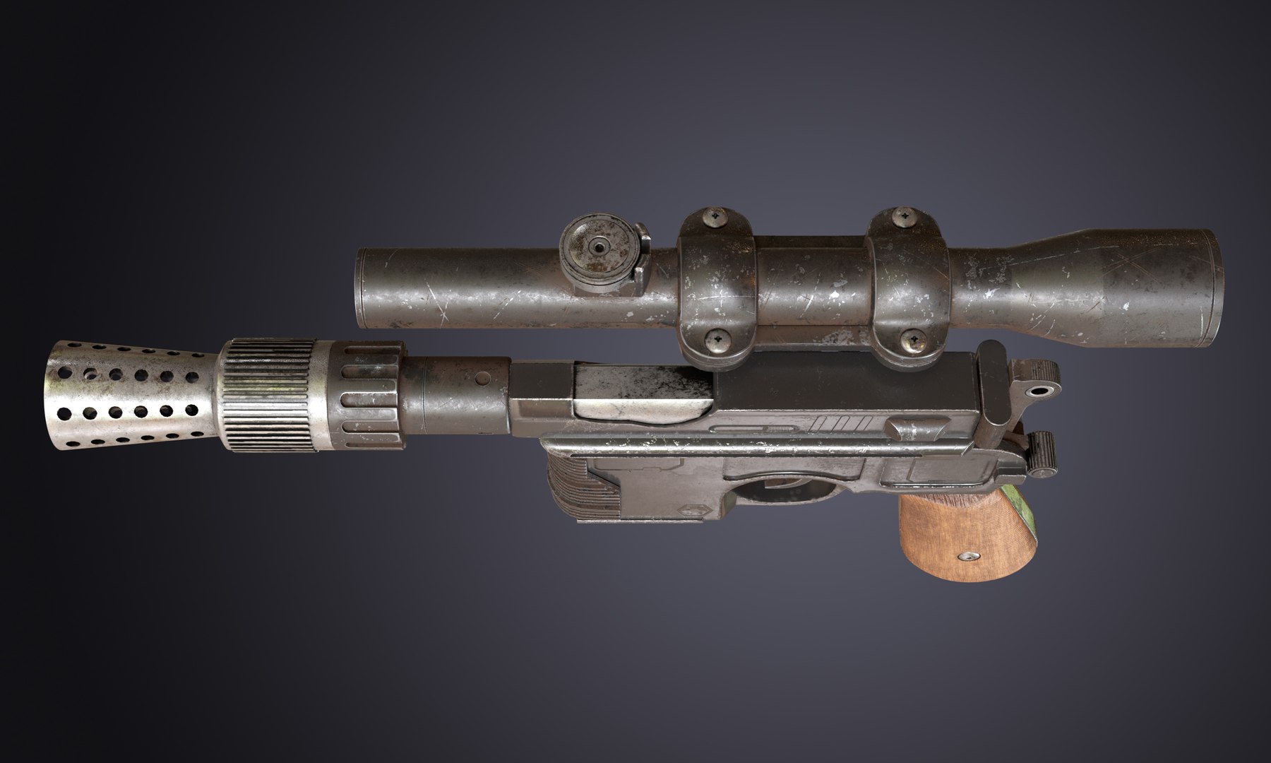 3D Dl-44 Blaster - TurboSquid 1577163