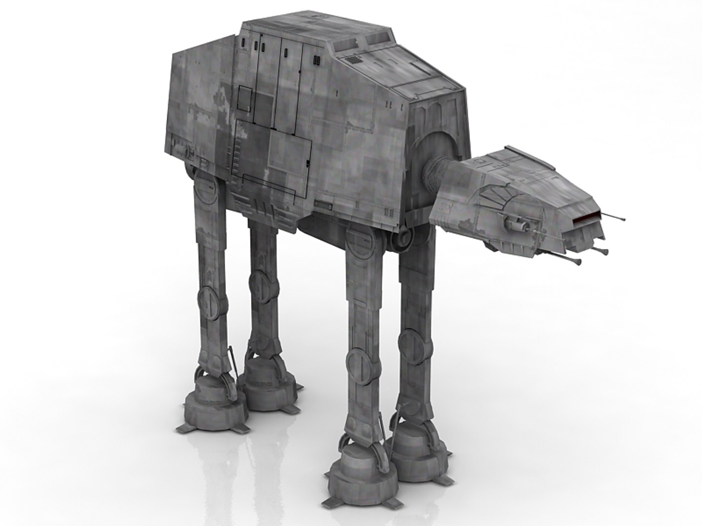 Star Wars At-act Walker 3D Model - TurboSquid 1622935