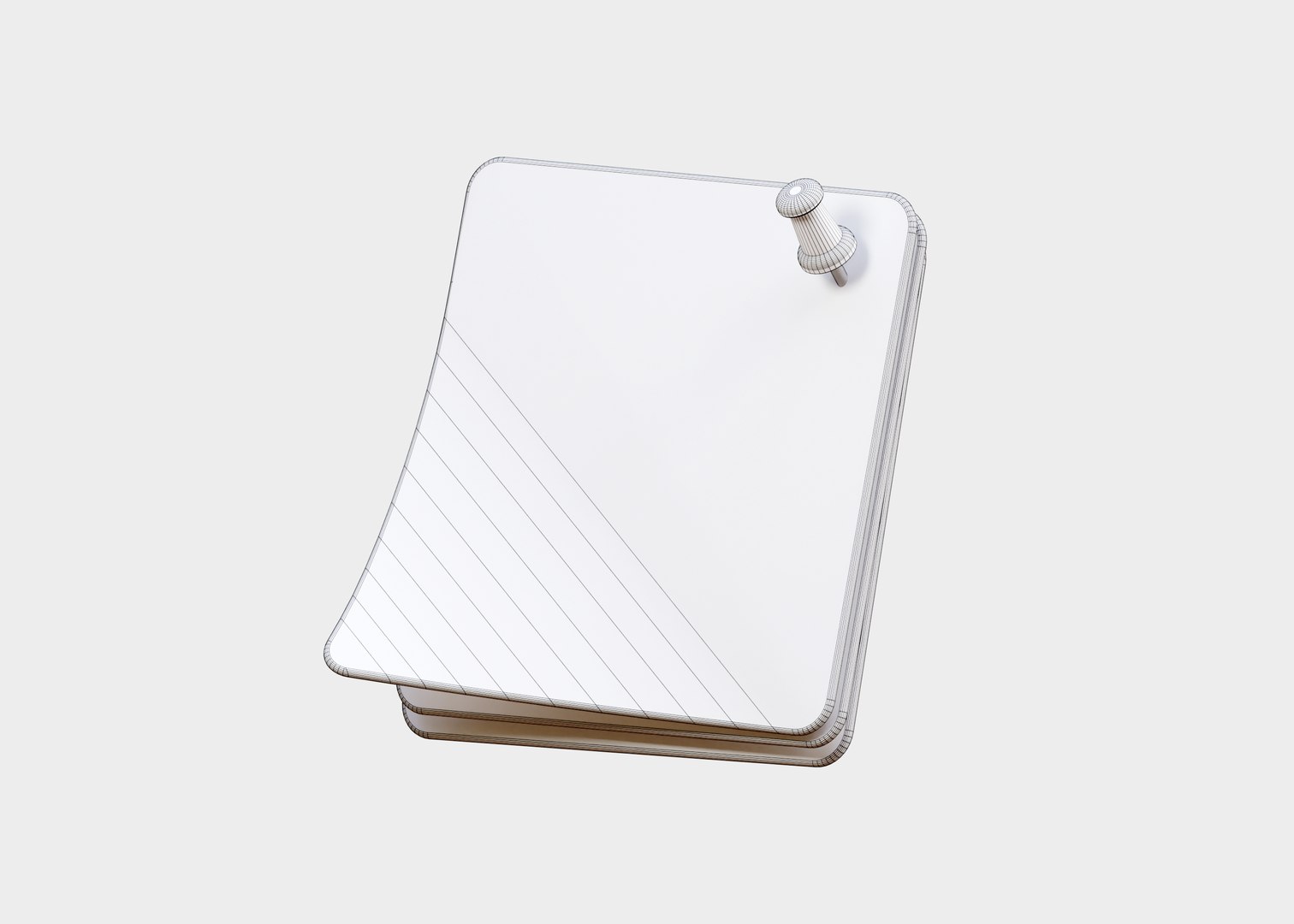 Sticky Note 3D Illustration 3D Model - TurboSquid 2230490