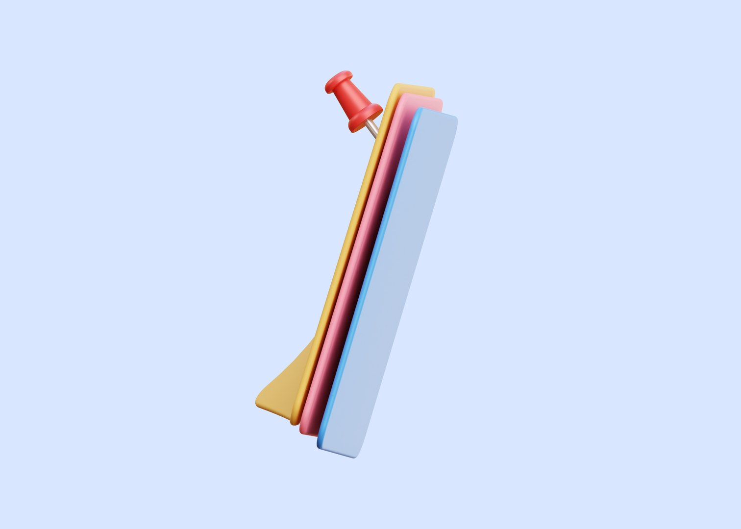 Sticky Note 3D Illustration 3D Model - TurboSquid 2230490
