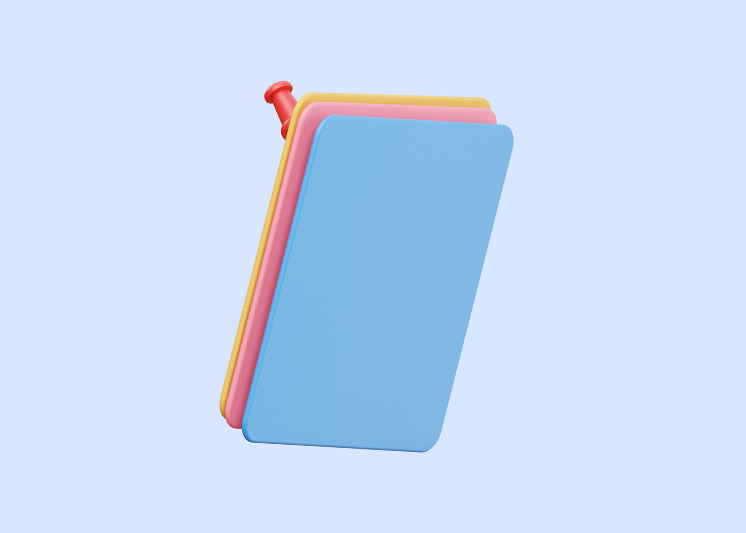 Sticky Note 3D Illustration 3D Model - TurboSquid 2230490