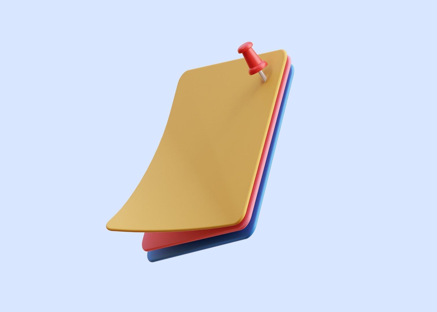 Sticky Note 3D Illustration 3D Model - TurboSquid 2230490