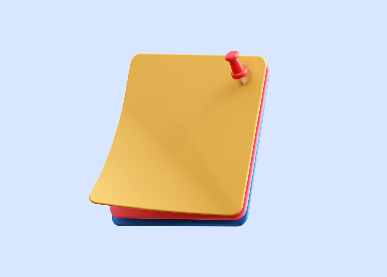 Sticky Note 3D Illustration 3D Model - TurboSquid 2230490