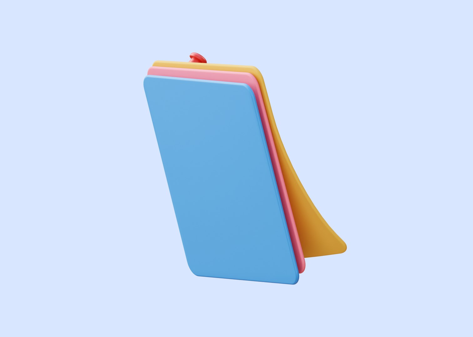Sticky Note 3D Illustration 3D Model - TurboSquid 2230490