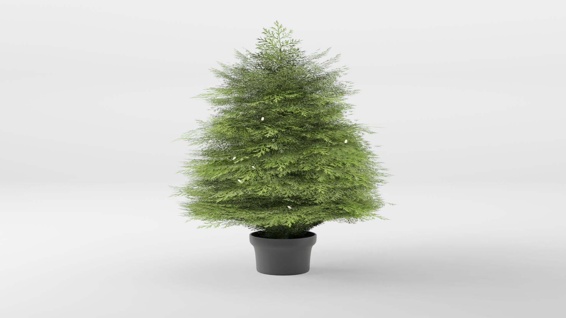 ARTIFICIAL CHRISTMAS JUNIPER Model - TurboSquid 2216625