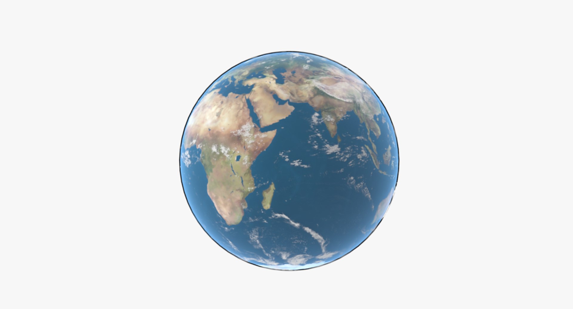 3d Planet Earth Model