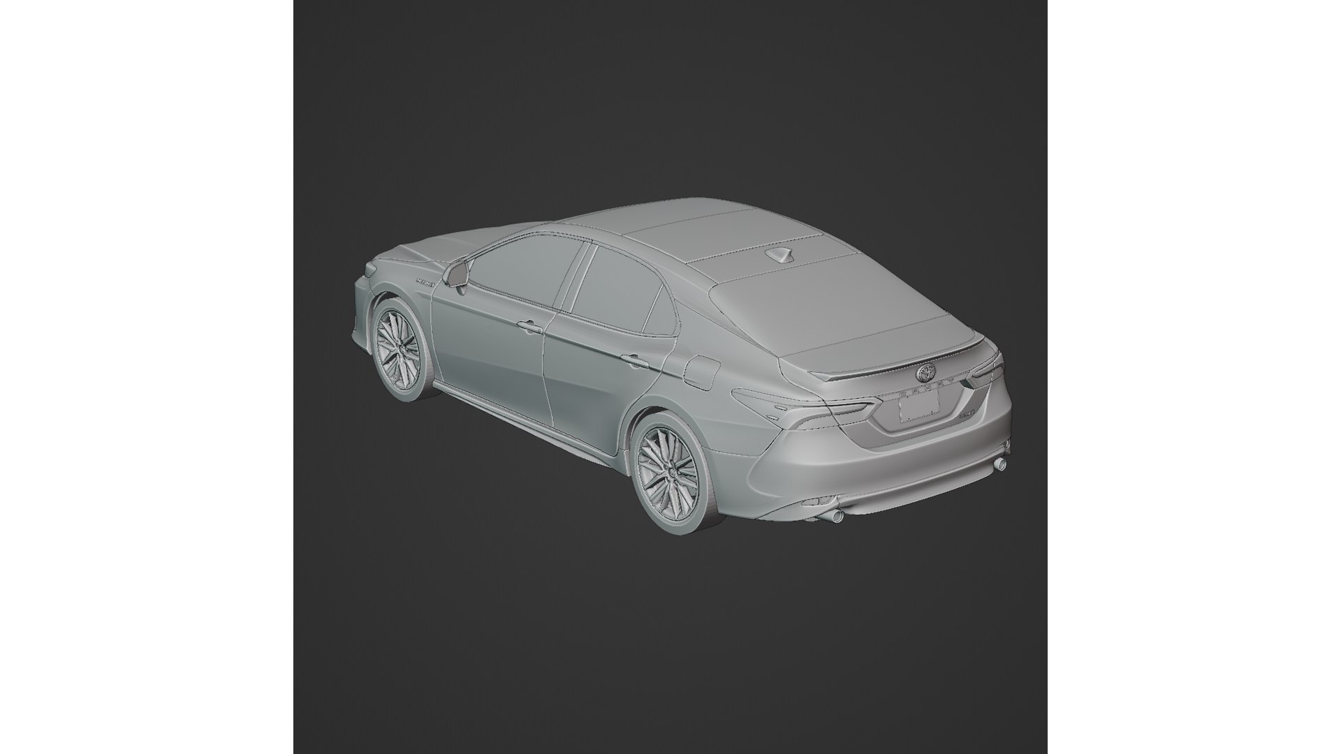 Toyota Camry XLE 2019 3D model - TurboSquid 2061996