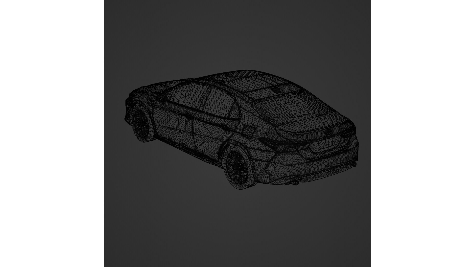 Toyota Camry XLE 2019 3D model - TurboSquid 2061996
