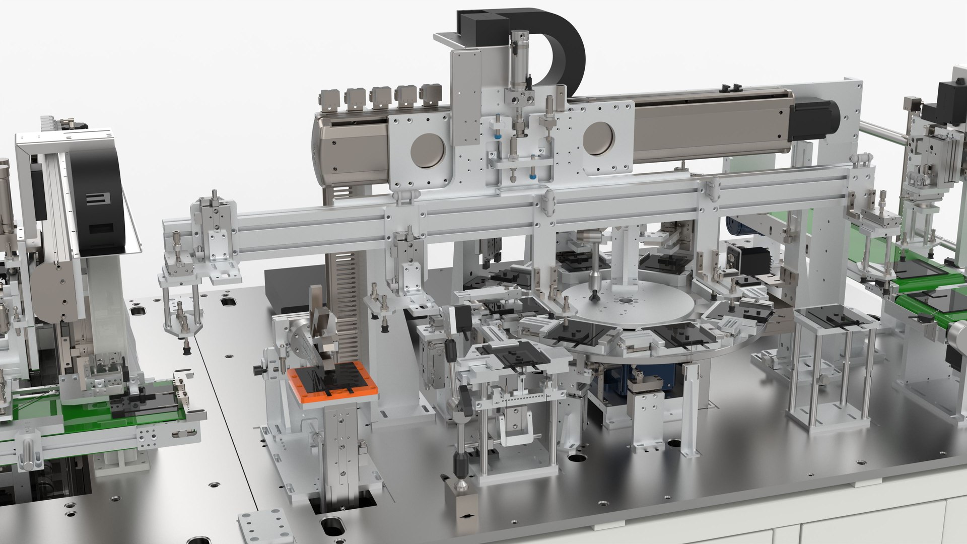 Automatic Mobile Phone Battery Feeding And Cutting Machine 3D Model ...